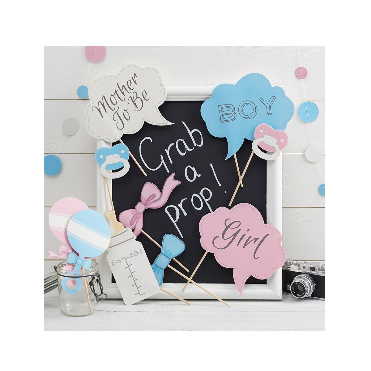 Photo Booth Set Babyshower, 10-teilig | Photo-Booth Sets ...